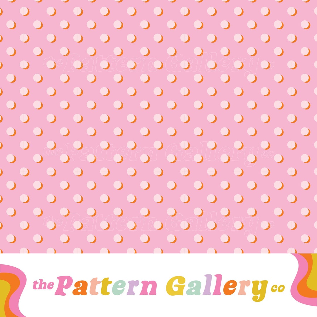 Barbie Pattern Pink Polka Dots Seamless Repeat Pattern - Digital ...