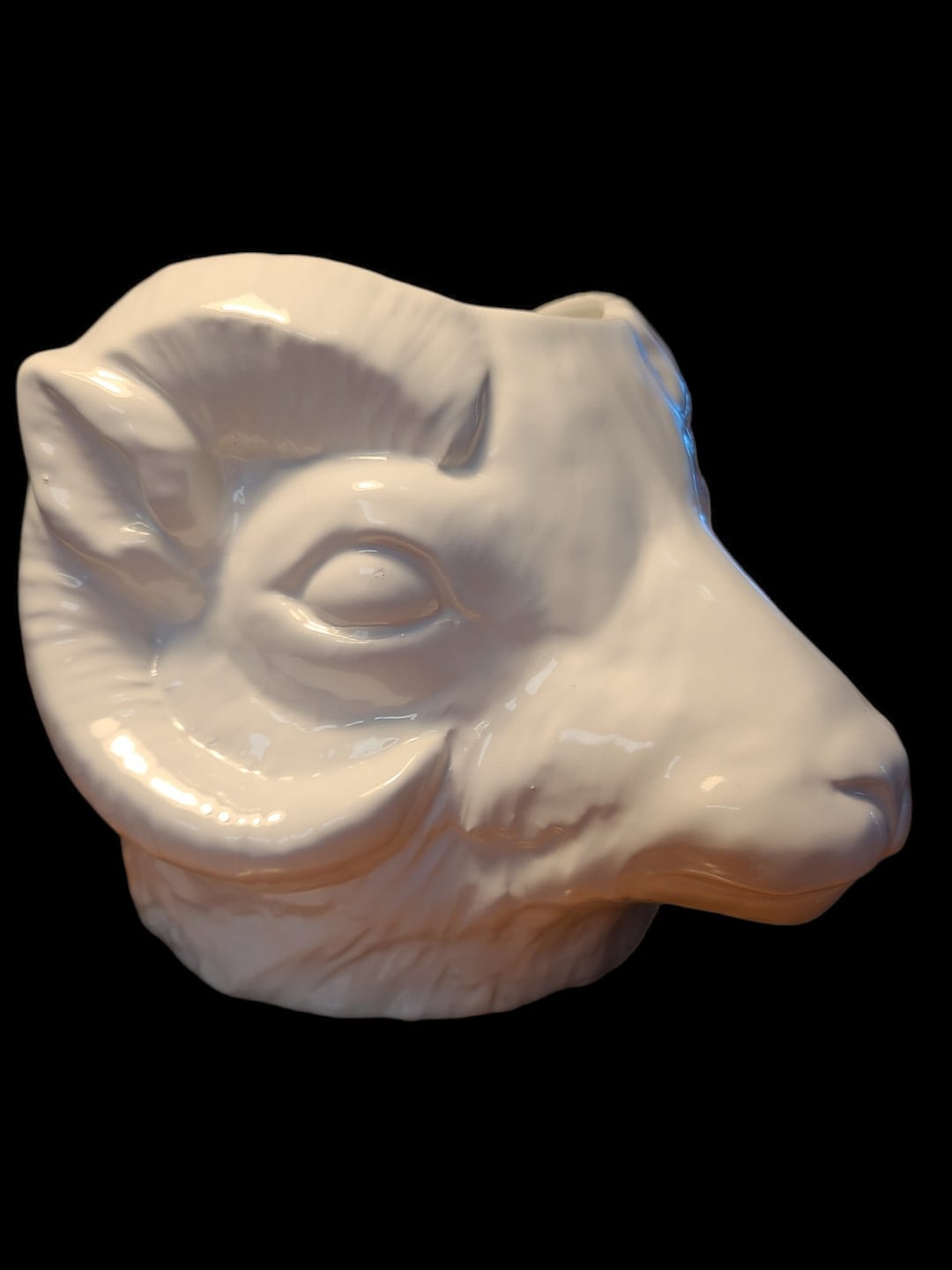Ceramic Rams Head Planter Made in Italy - Etsy