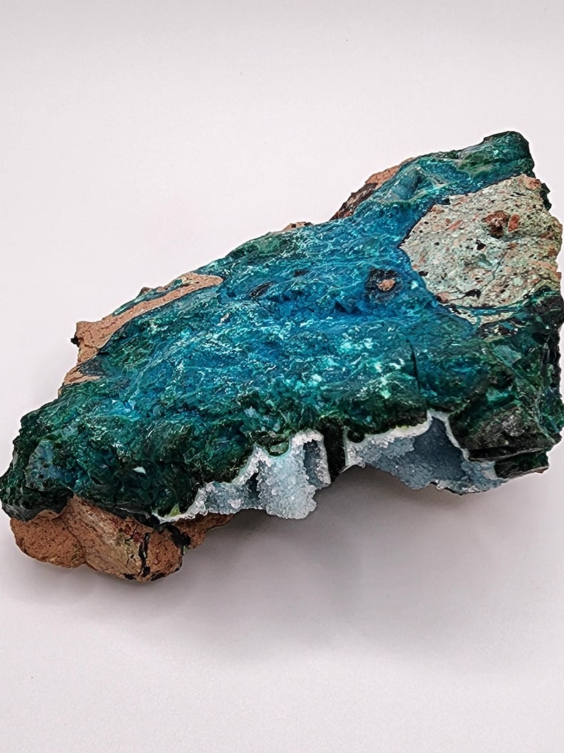 Rare Druse Quartz Chrysocolla Stalactite - Etsy