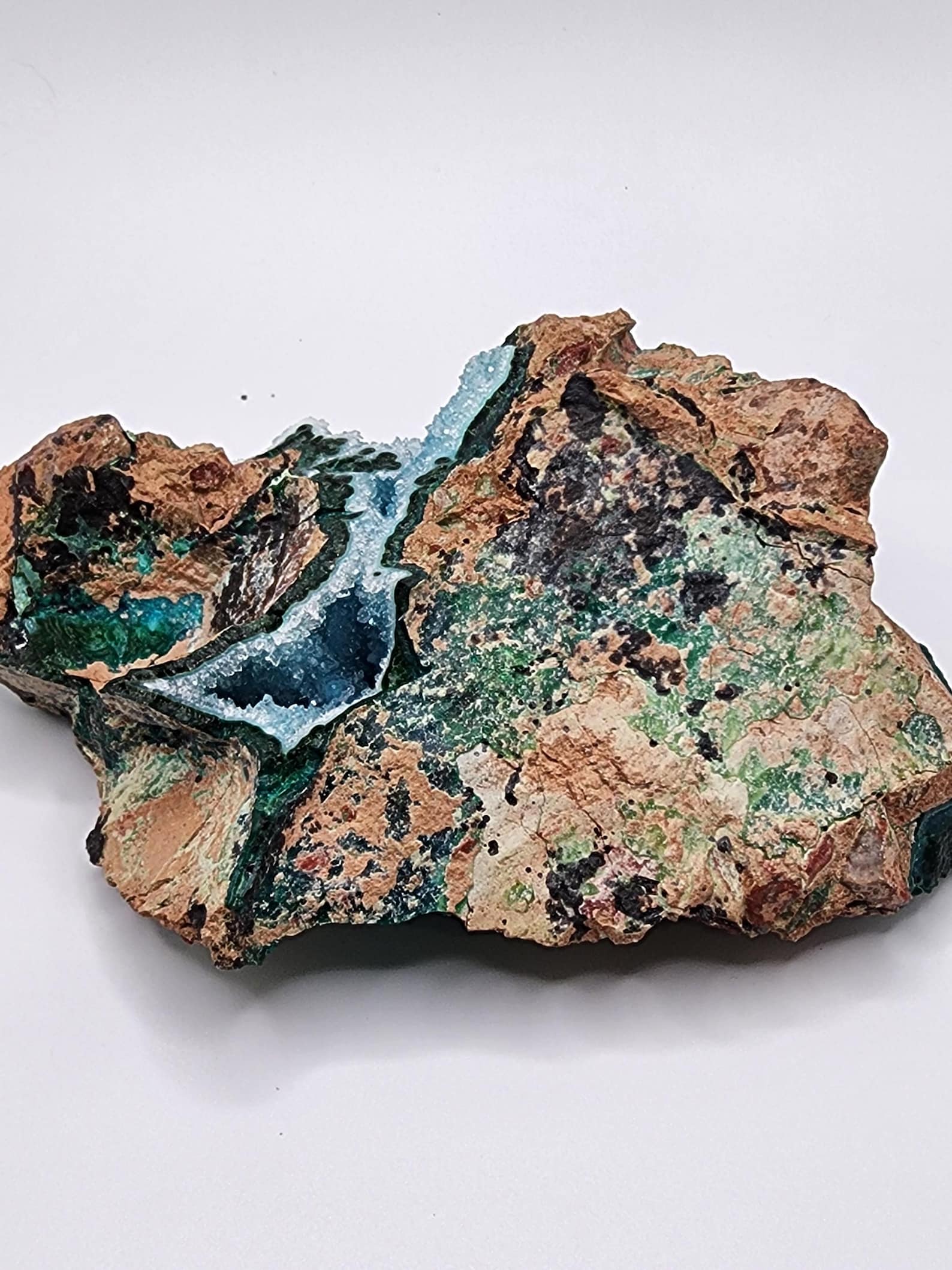 Rare Druse Quartz Chrysocolla Stalactite - Etsy