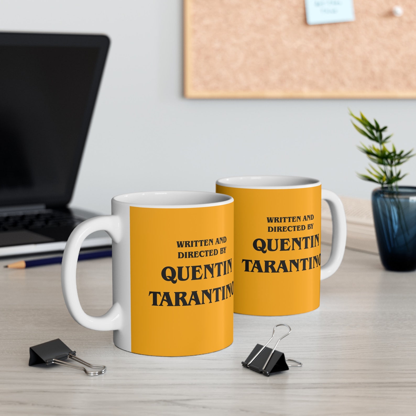Quentin Tarantino - Movie Mug - Directed by Quentin Tarantino - Gift ...