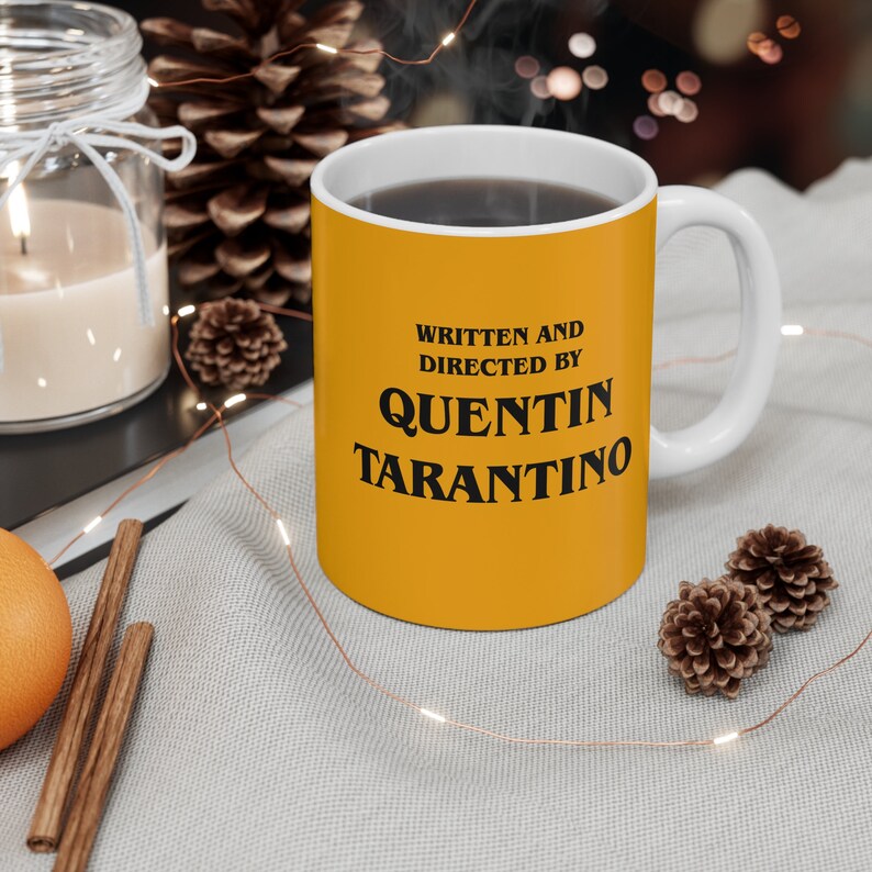 Quentin Tarantino - Movie Mug - Directed by Quentin Tarantino - Gift ...