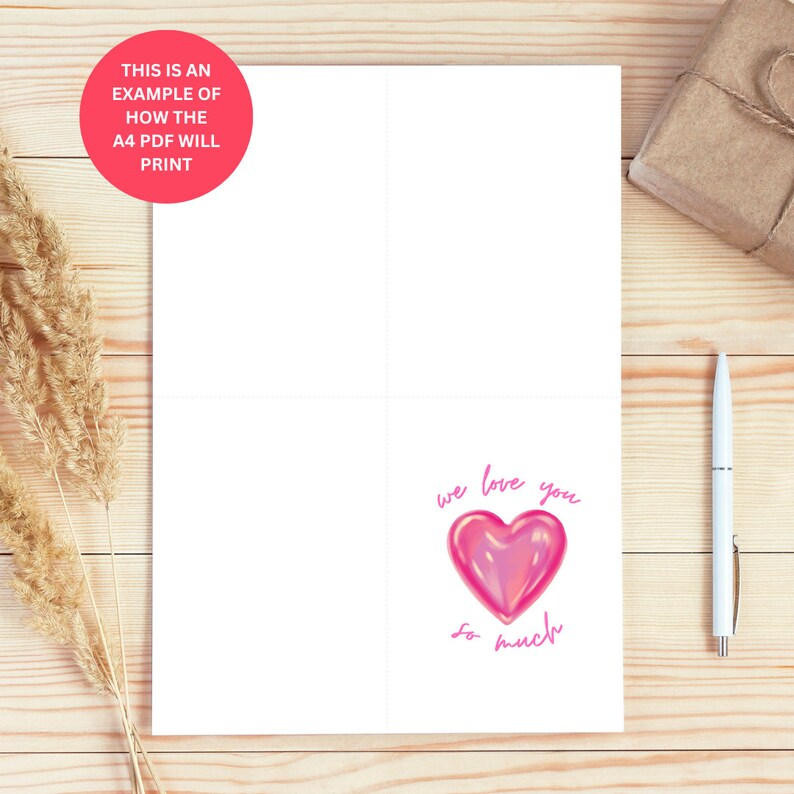 Sweetheart Card Retro A4 Printable Card/digital Download, Motherhood ...
