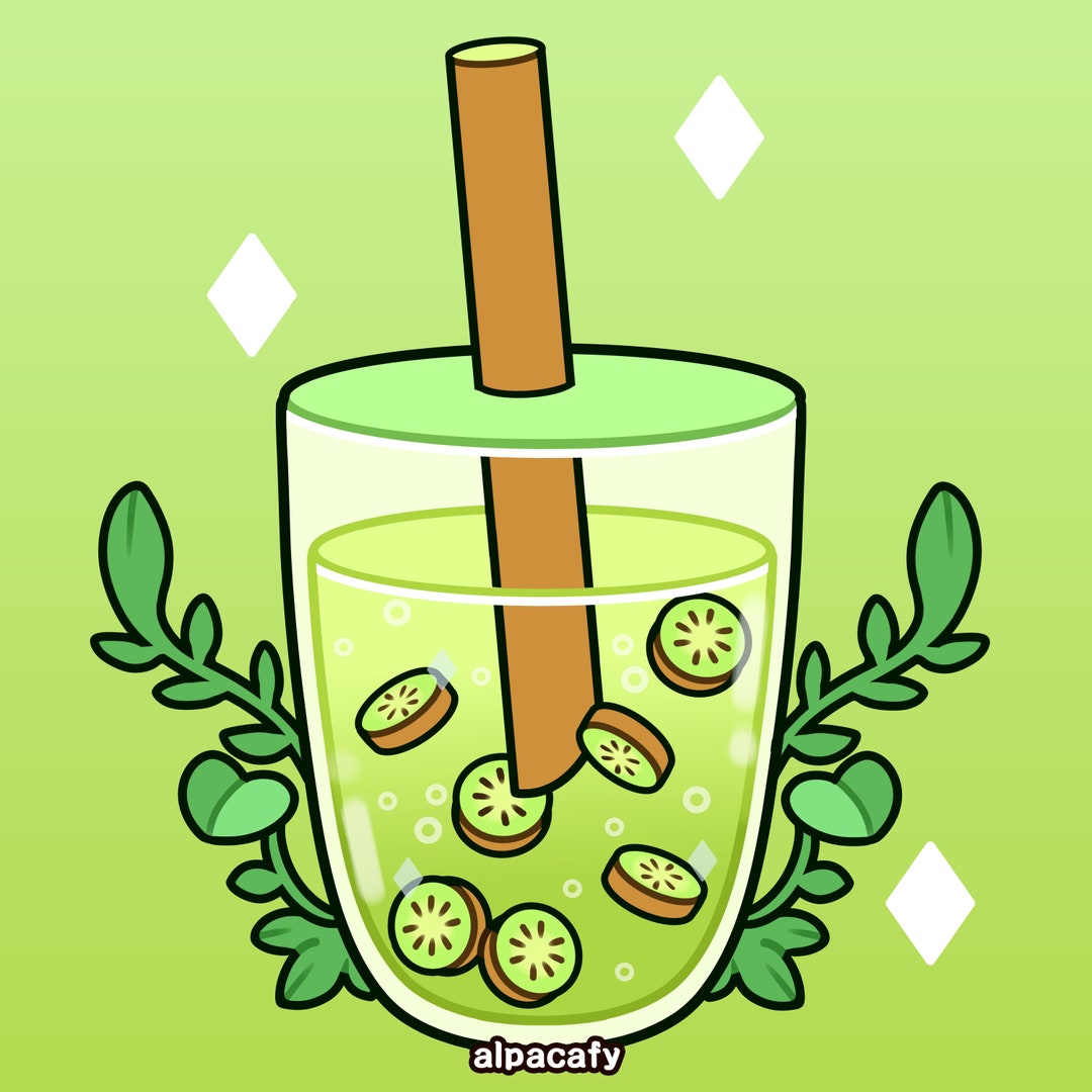 Boba Sticker Boba Sticker for Laptop Boba Tea Sticker Summer - Etsy