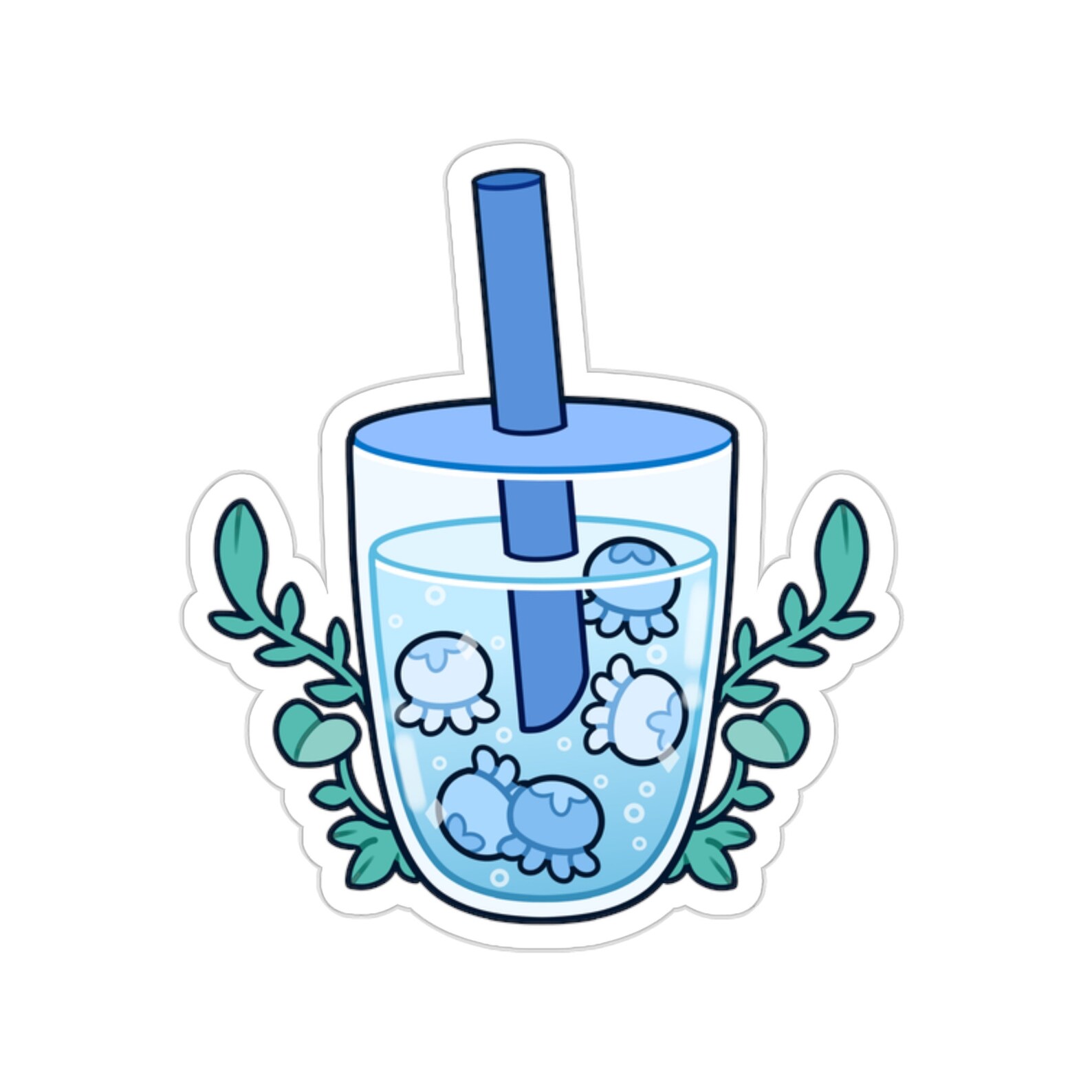 Boba Sticker Boba Sticker for Laptop Boba Tea Sticker Summer - Etsy