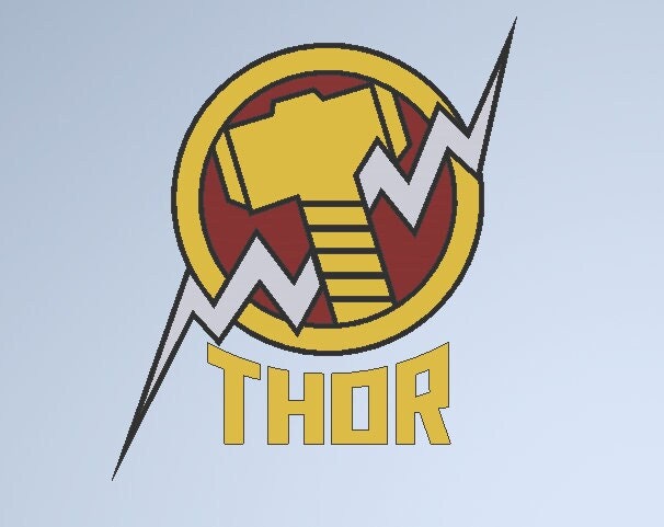 Thor Hammer SVG/DXF Files - Etsy