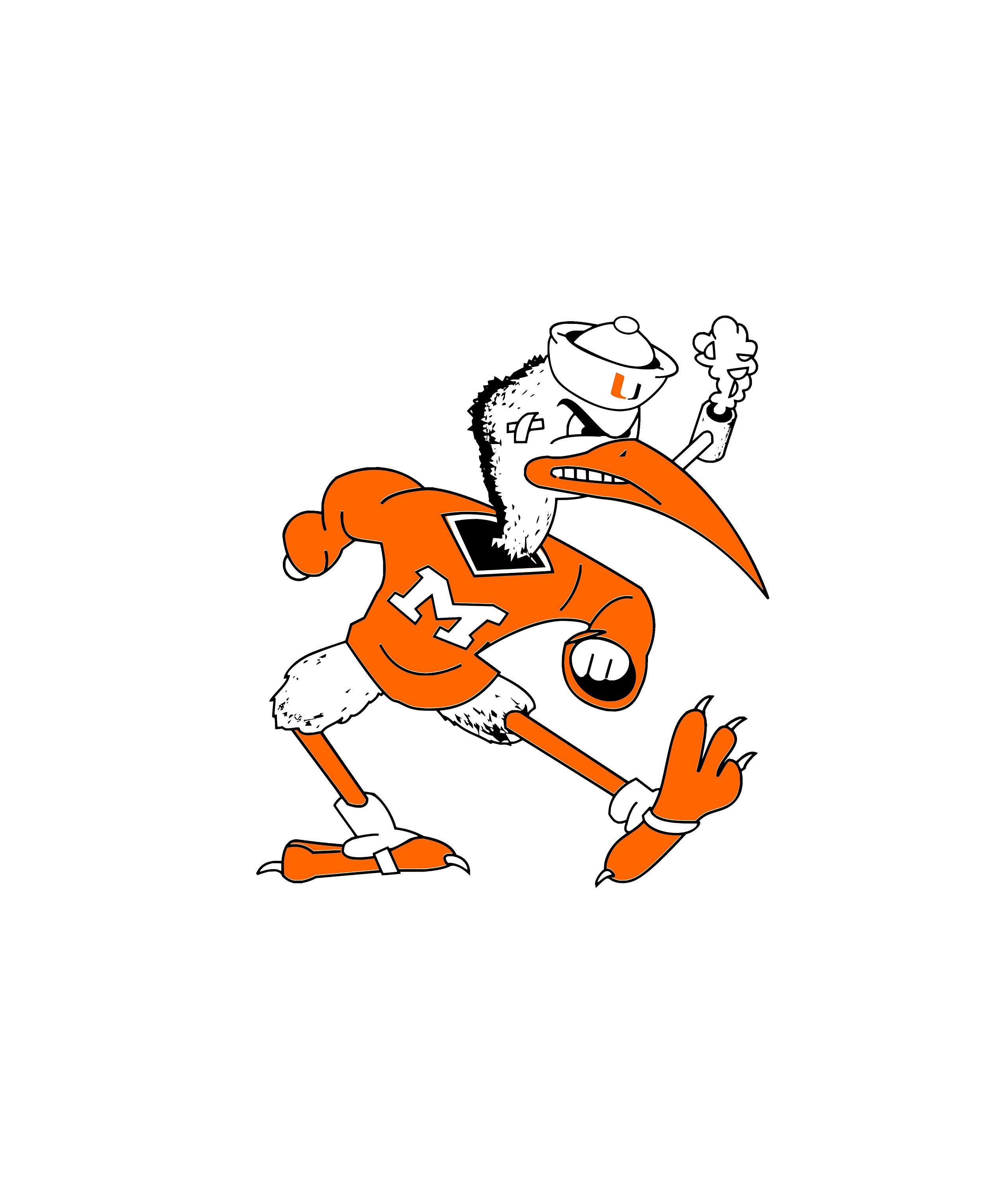 Layered Vintage UM Mascot 2 Svg/dxf/eps/png - Etsy