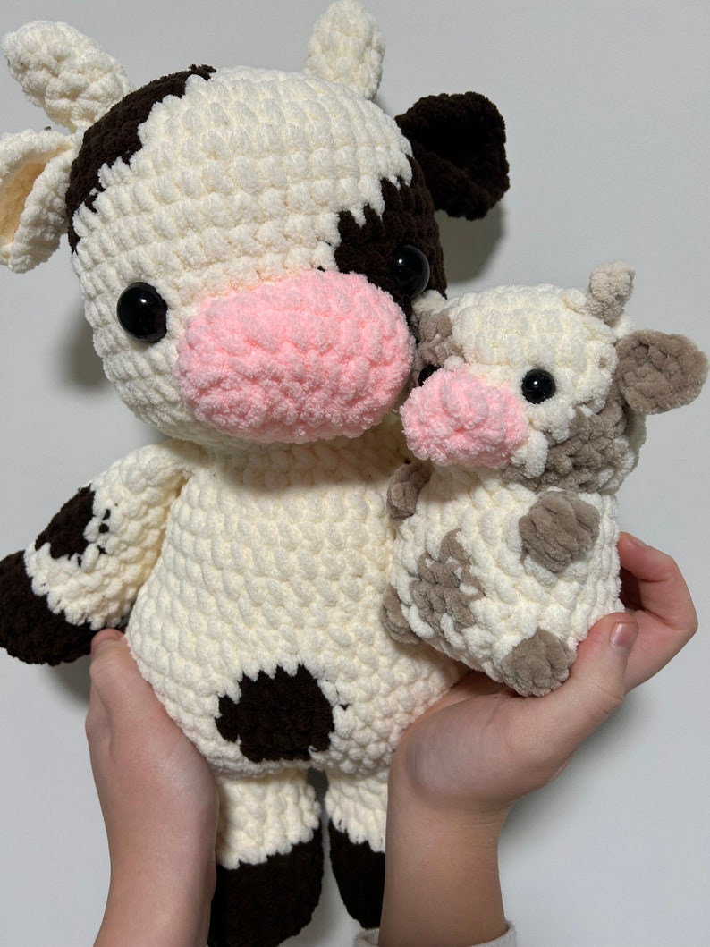 Jumbo Cow Crochet PATTERN - Etsy