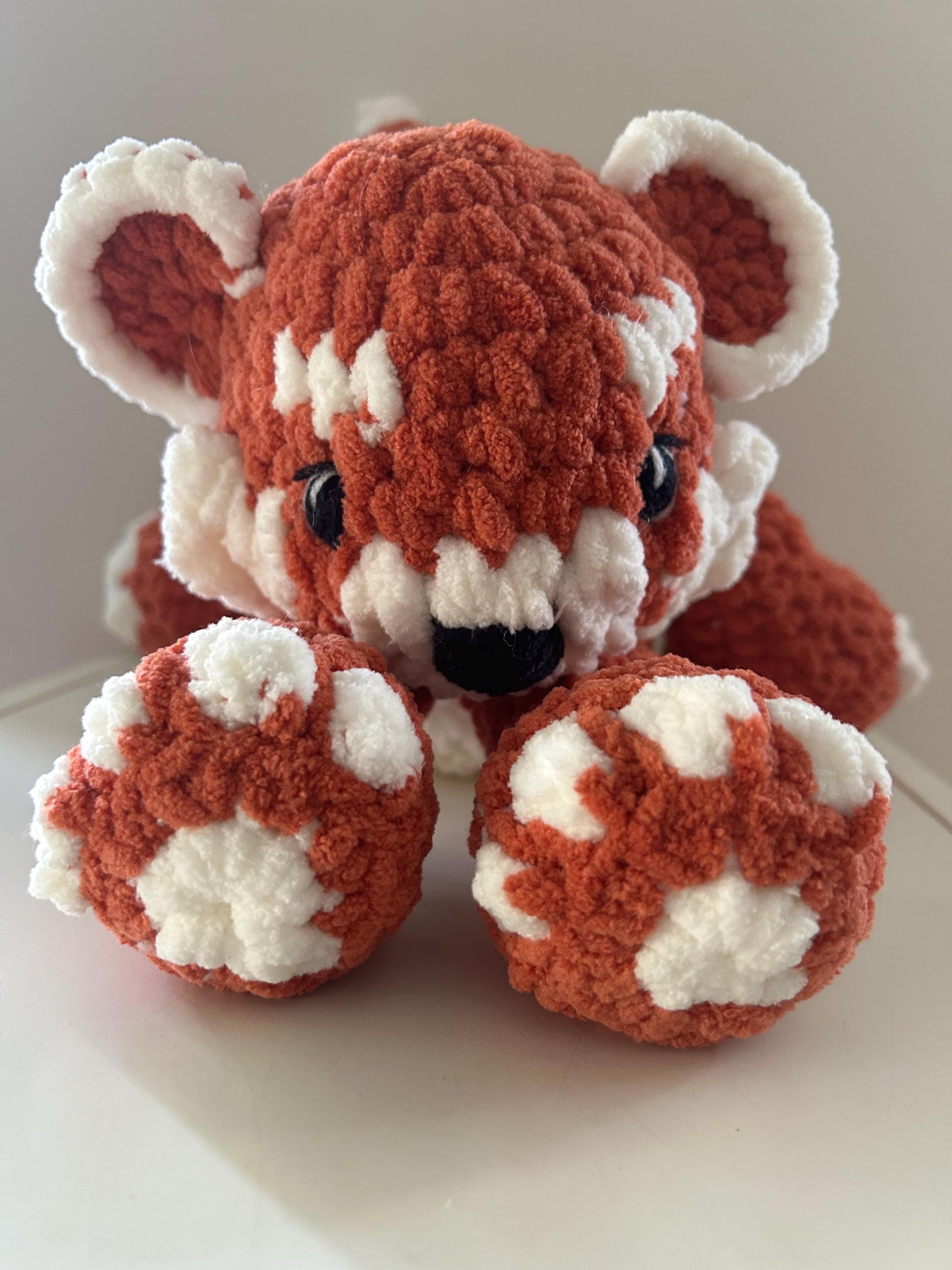 Red Panda Crochet Pattern - Etsy