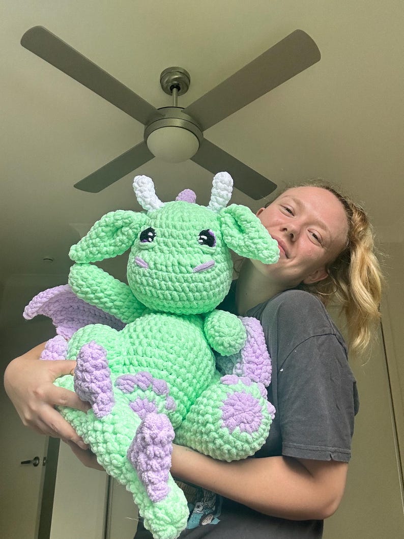 Jumbo Dragon Crochet Pattern - Etsy