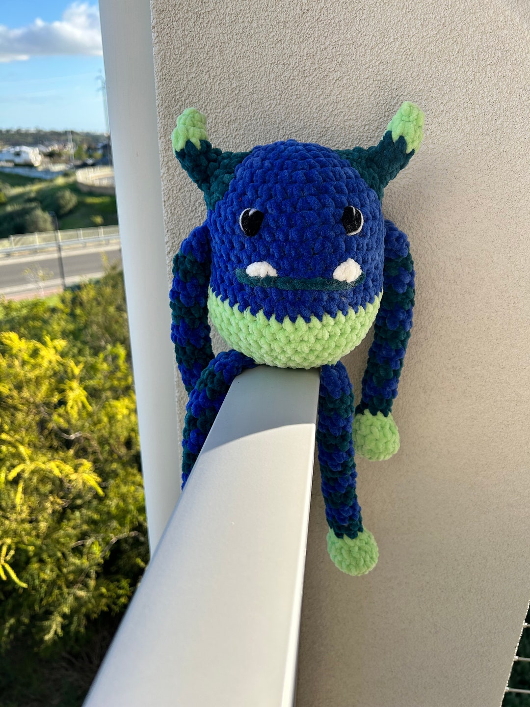 Eli the Cuddly Monster Crochet PATTERN - Etsy