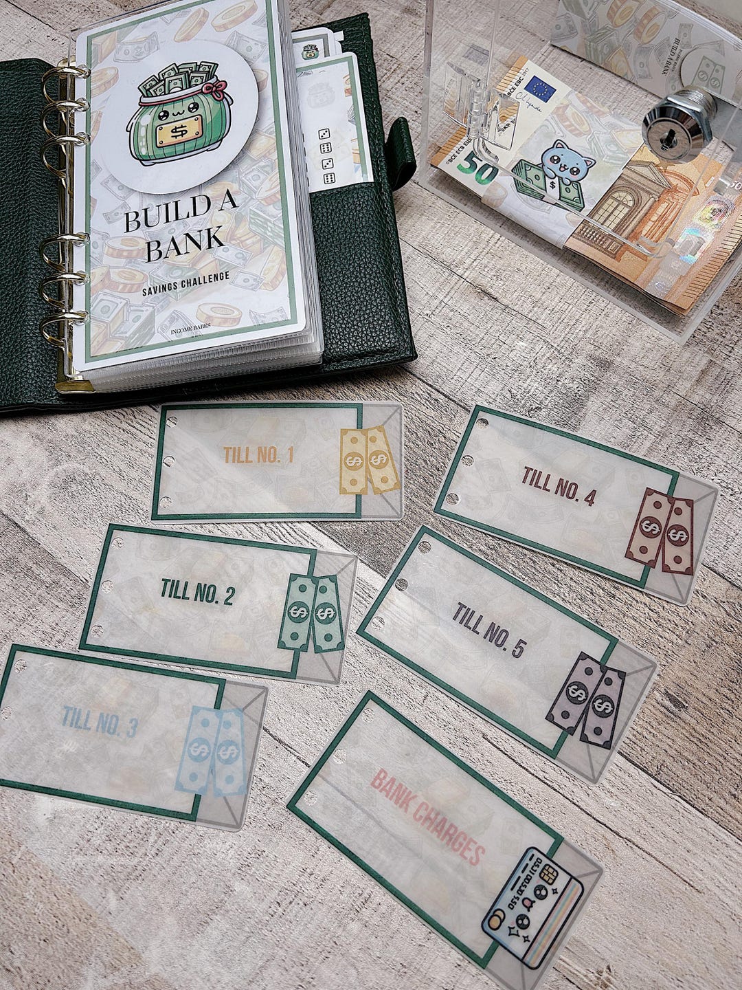 A6 Build A Bank Till Tabs 1-6 and Department Inserts | PDF Downloadable ...