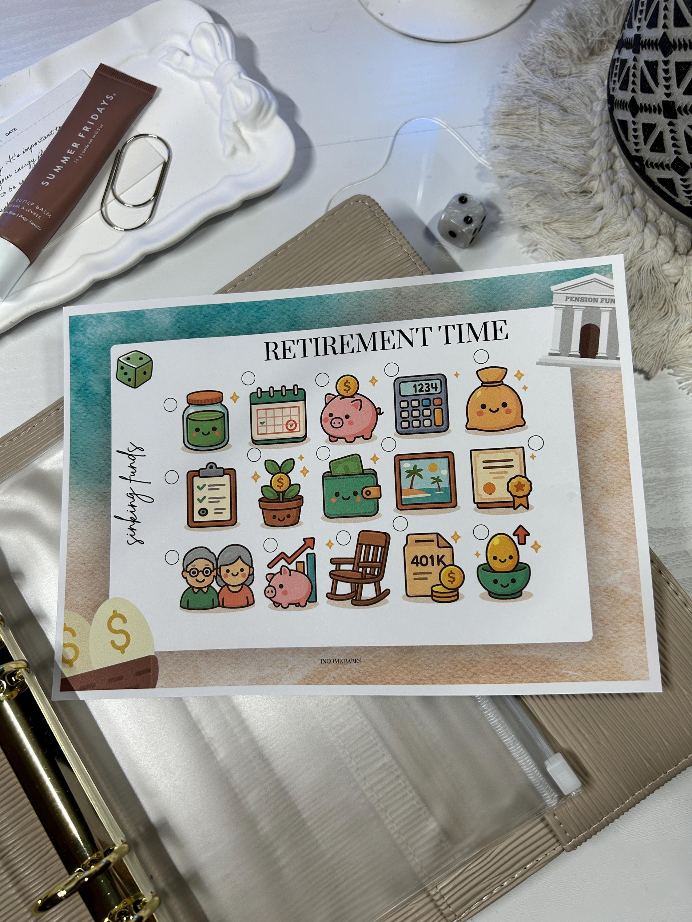 A5 RETIREMENT Savings Challenge | PNG Download - Etsy