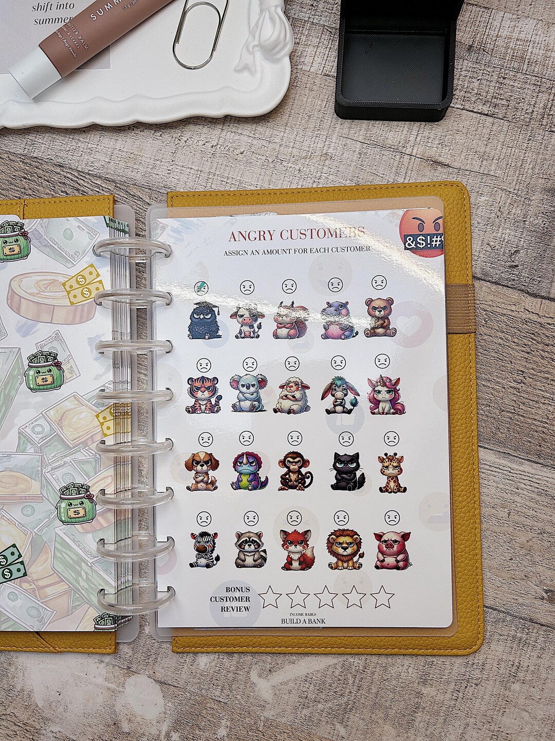 A5 Build A Bank Angry Customers | A5 ADD ON - Etsy