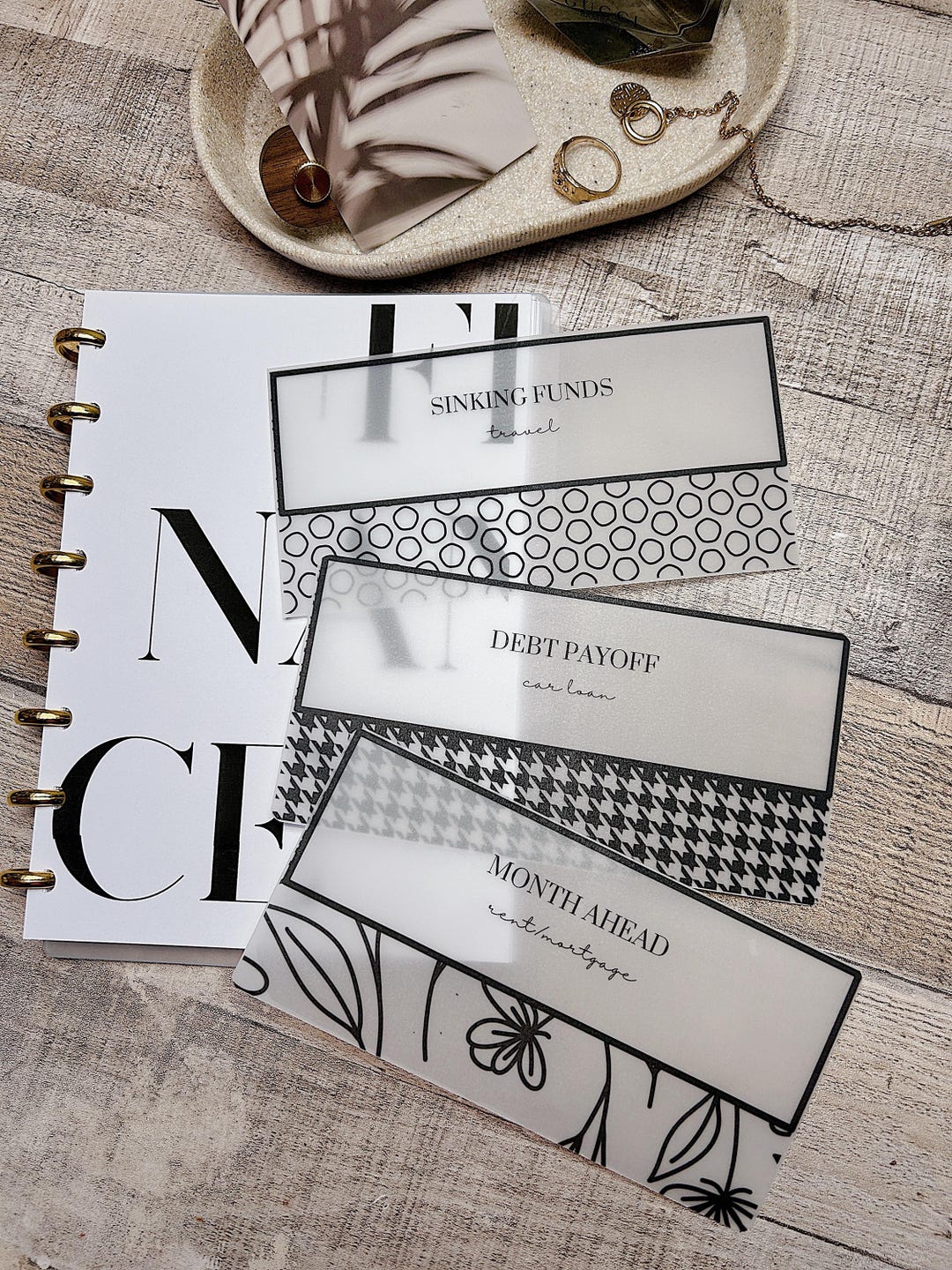 CUSTOM A6 Chic Vellum Inserts 6pc | 8.5CM X 17CM | 12 Styles | Made to ...