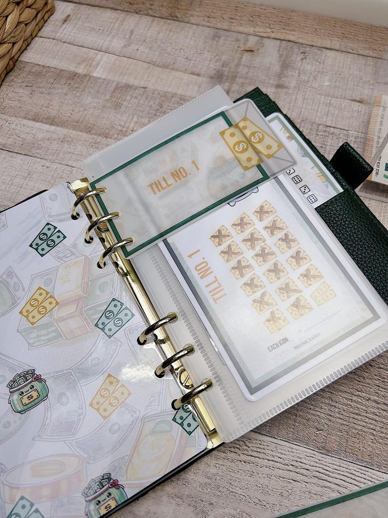 A6 Build A Bank Till Tabs 1-6 and Department Inserts | PDF Downloadable ...