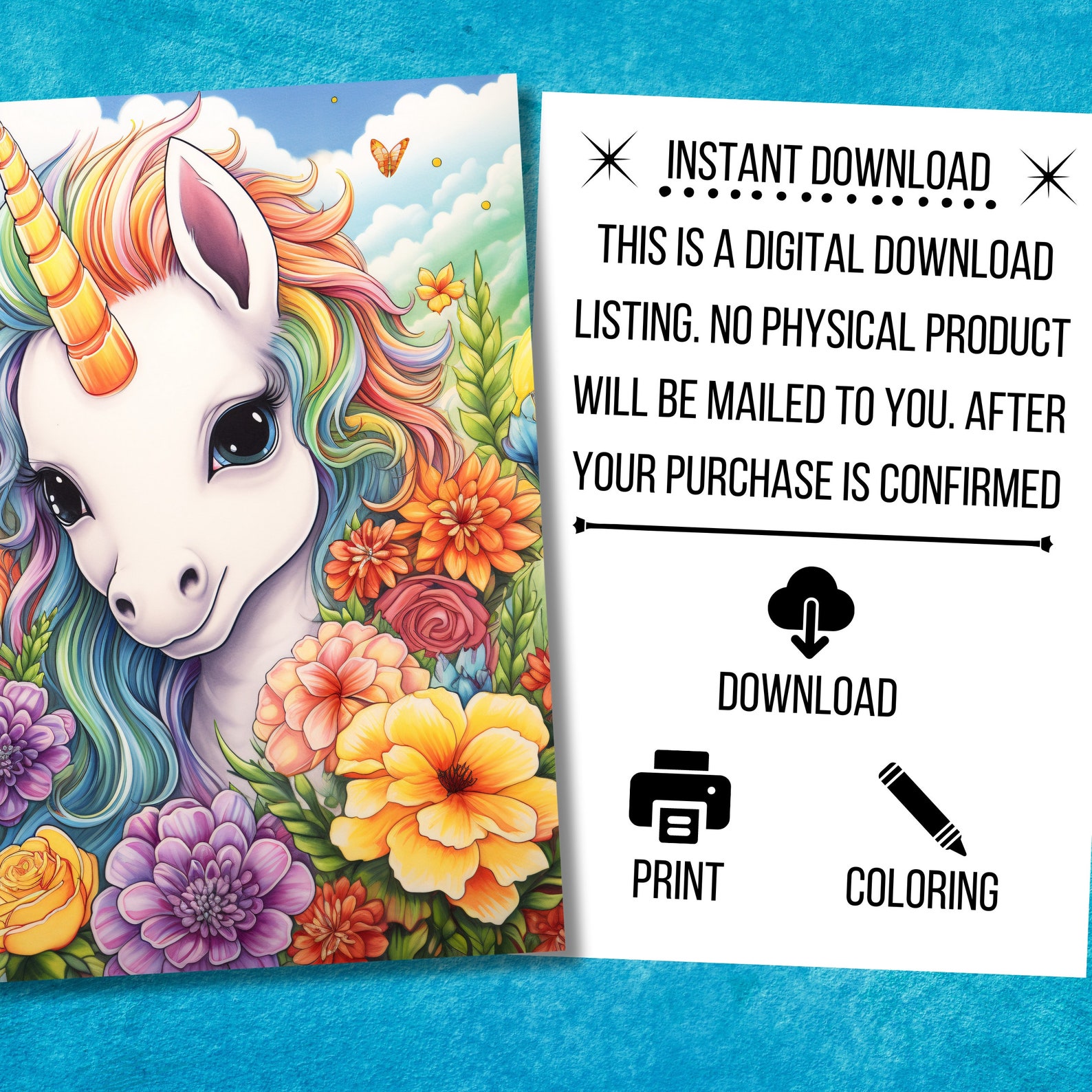 Coloring Pages Unicorn Coloring Pages Printable Coloring Book Unicorn ...