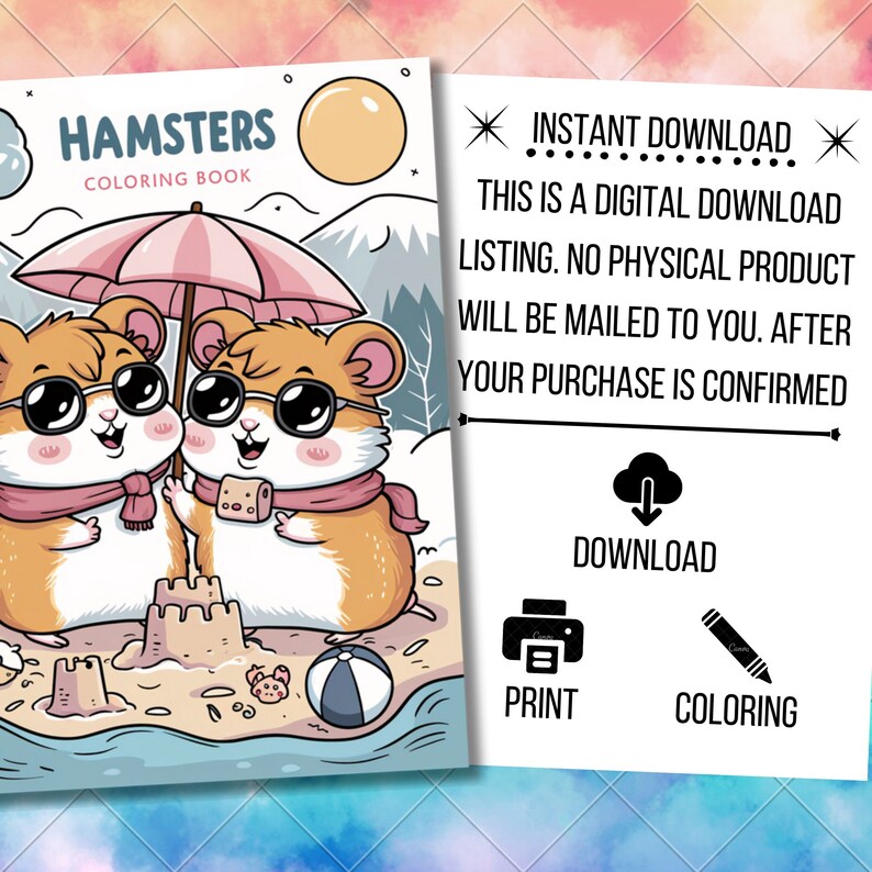 Coloring Pages for Kids Coloring Pages Hamster Coloring Pages for Kids ...