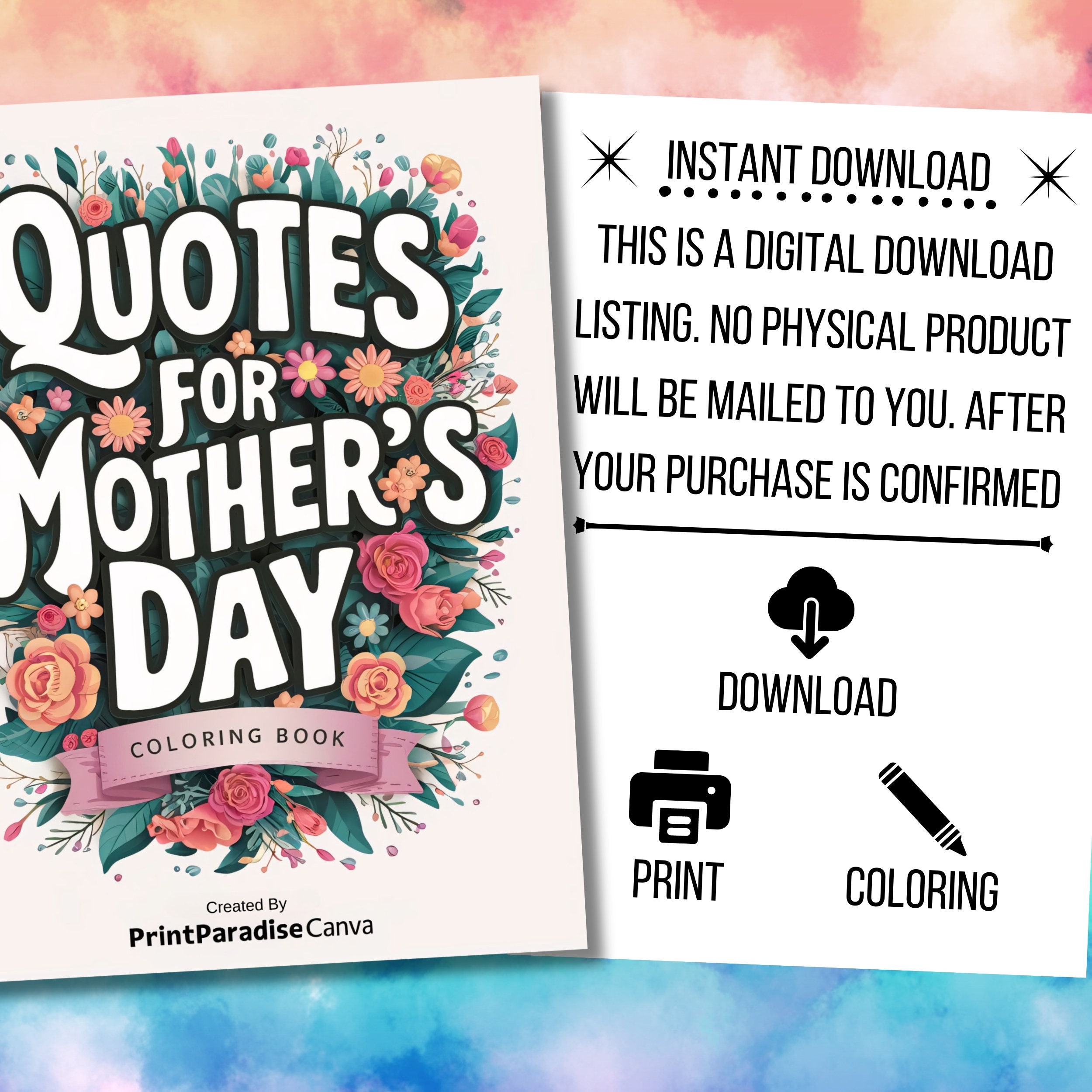 25 Quotes Coloring Pages Mothers Day Coloring Pages Mothers Day ...
