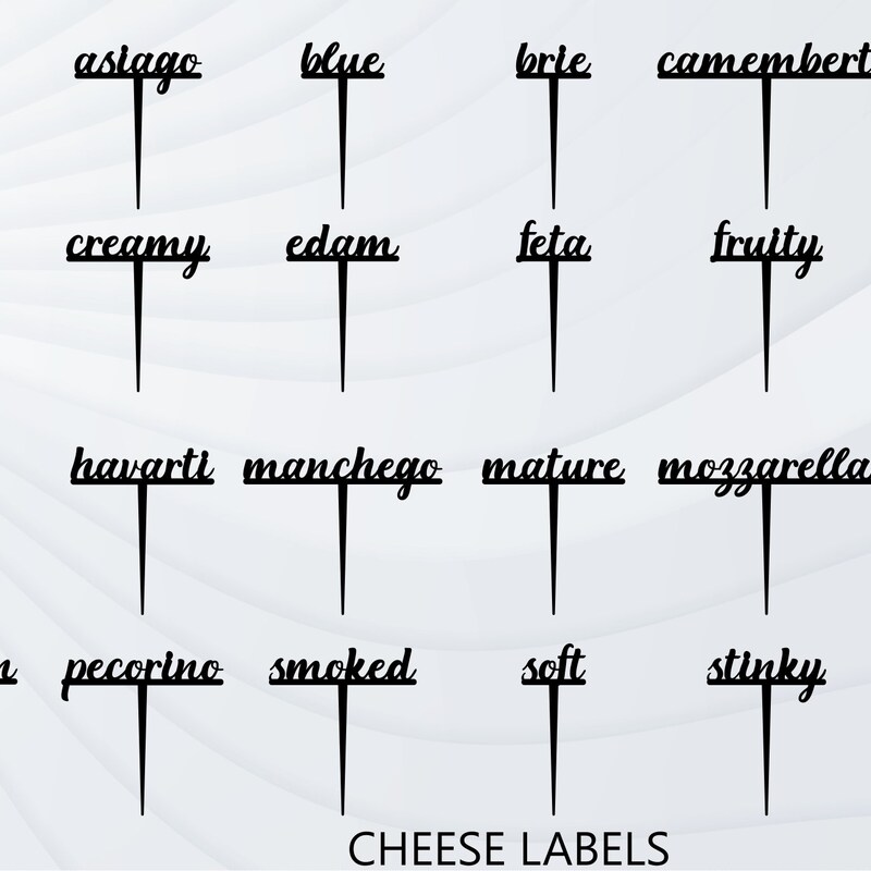 Cheese Labels - Etsy
