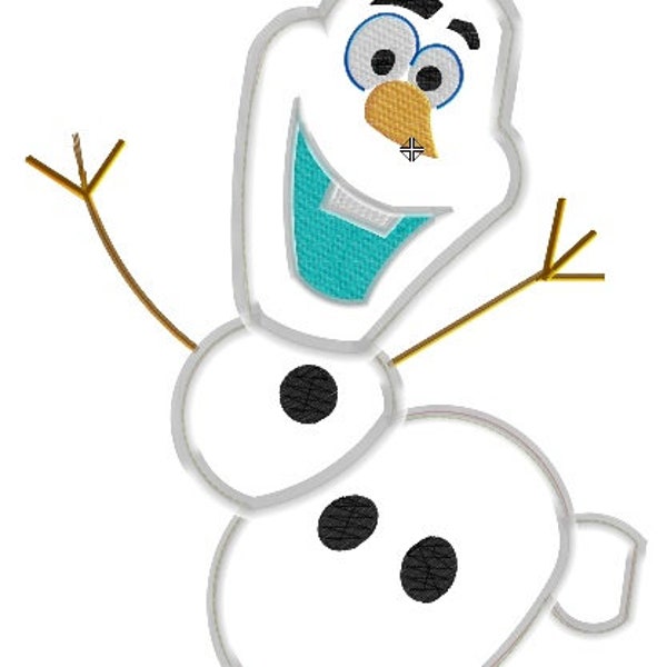 Olaf Applique - Etsy