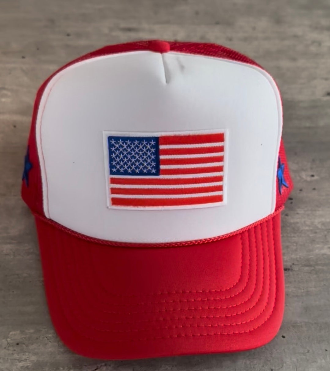 4th of July Custom Made Patriotic Trucker Hat - Etsy