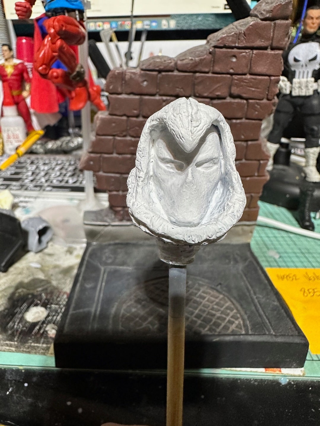Mego FTC Zica Retro Custom 1/9 Scale Moon Knight Resin Head Sculpt - Etsy