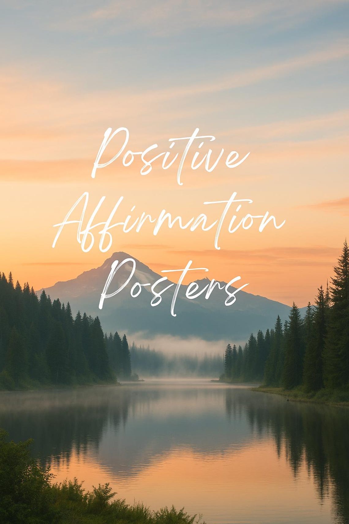 Printable Positive Affirmation Posters – 10 A4 Prints | Self-love ...