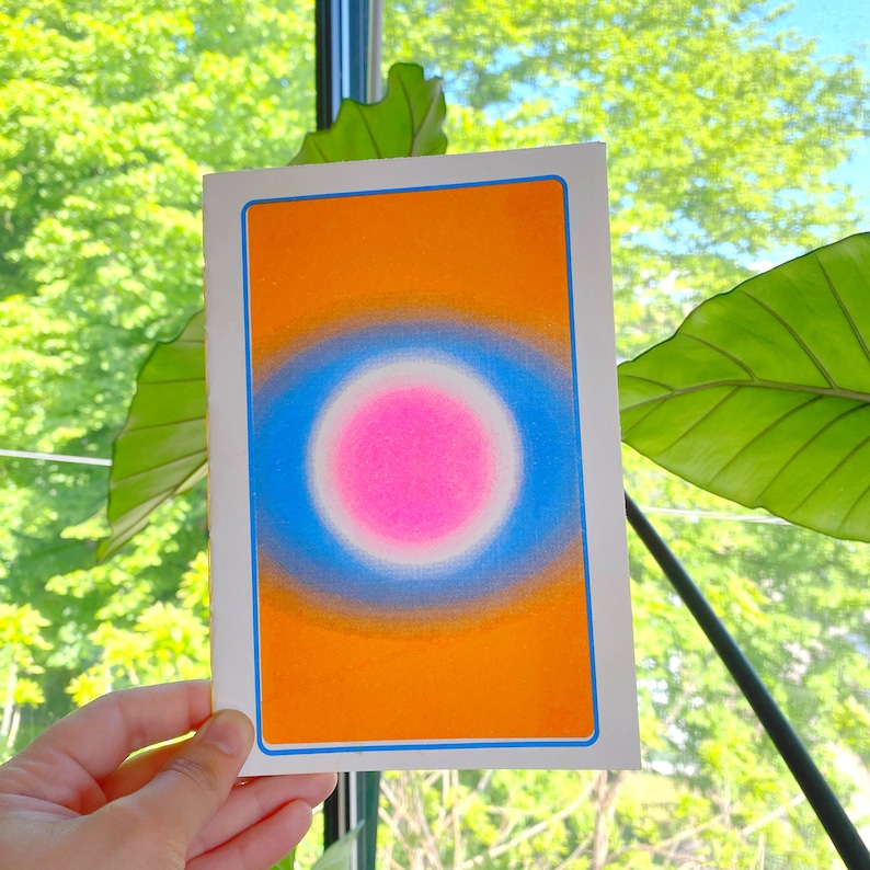 Aries Sun Set Slowly... Love Poem & Risograph Zine - Etsy