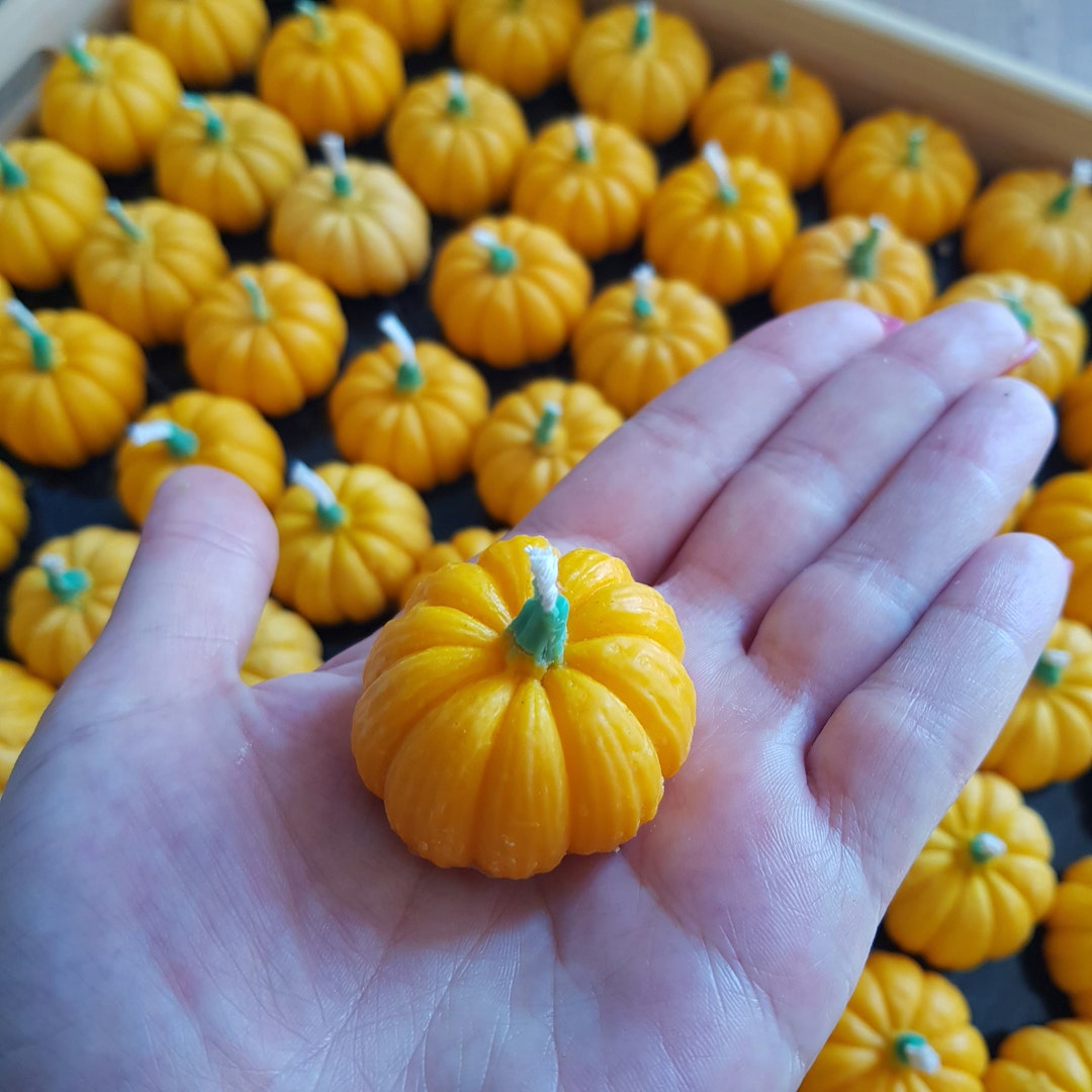 Pumpkin Candle Favors, Fall Candle Favors, Pumpkin Candle in Bulk ...