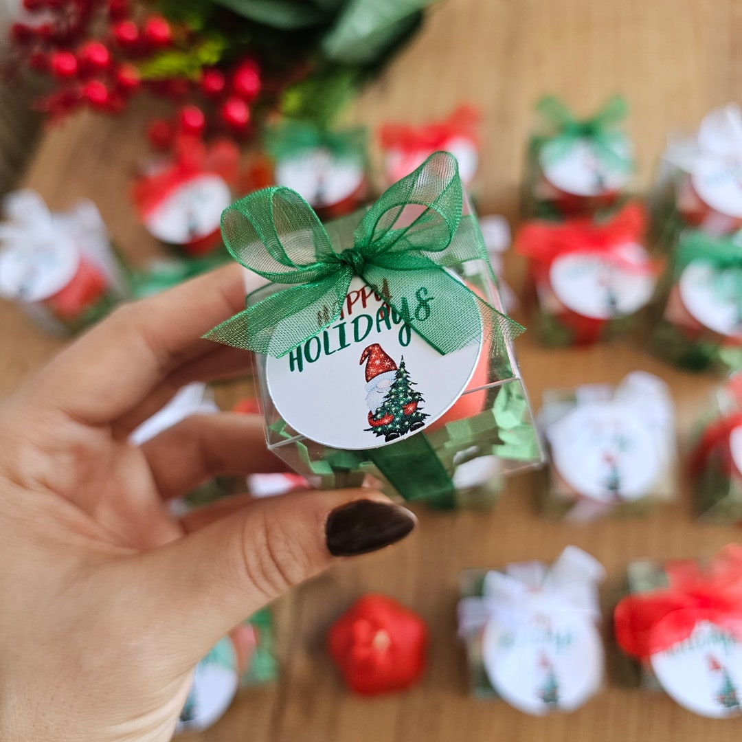 Unique Holiday Party Favors, Christmas Scent Candle Favors ...