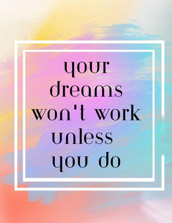 Colorful Work Quotes Teamwork Makes The Dream Work,inspirational