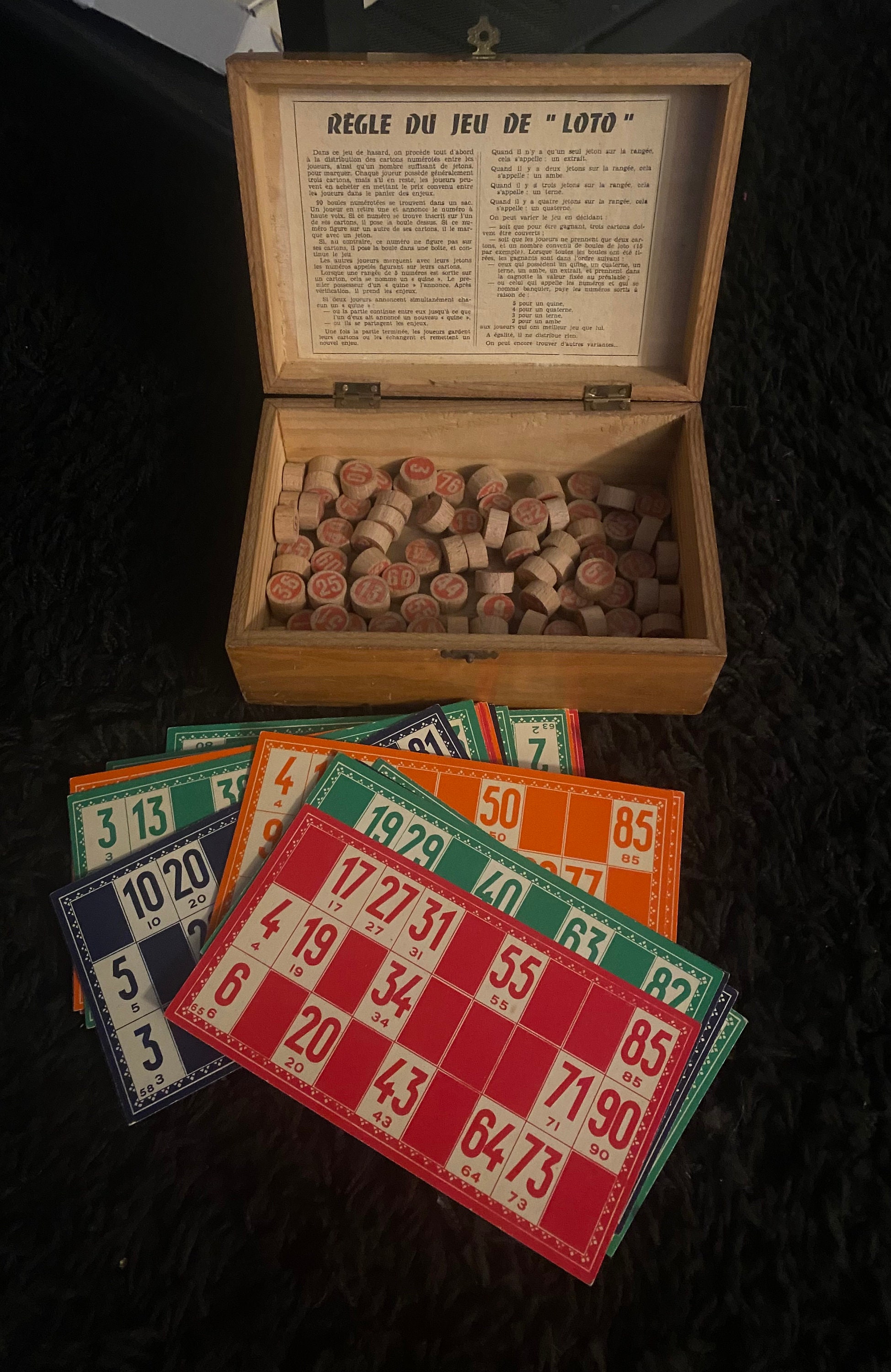 Old Lotto Board Game - Etsy