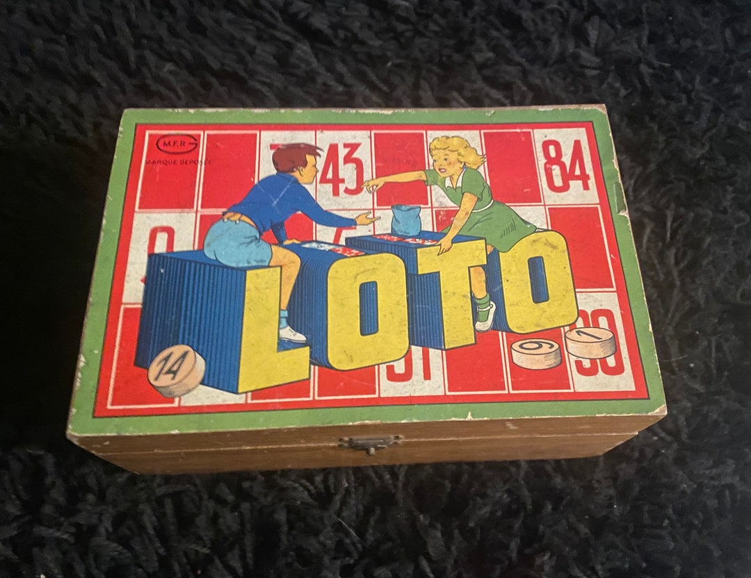 Old Lotto Board Game - Etsy