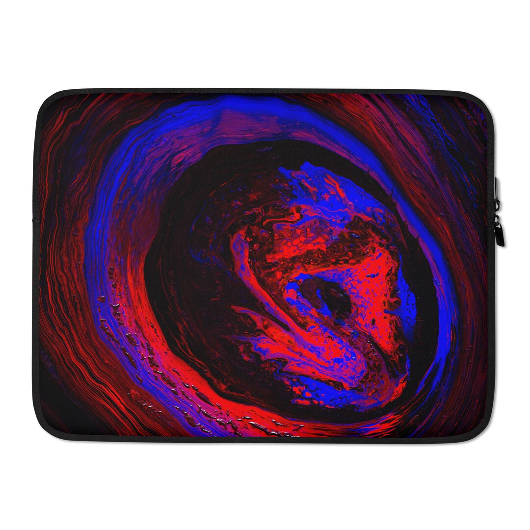 Red Vortex - Abstract Laptop Sleeve - Nightowl-studio - Etsy