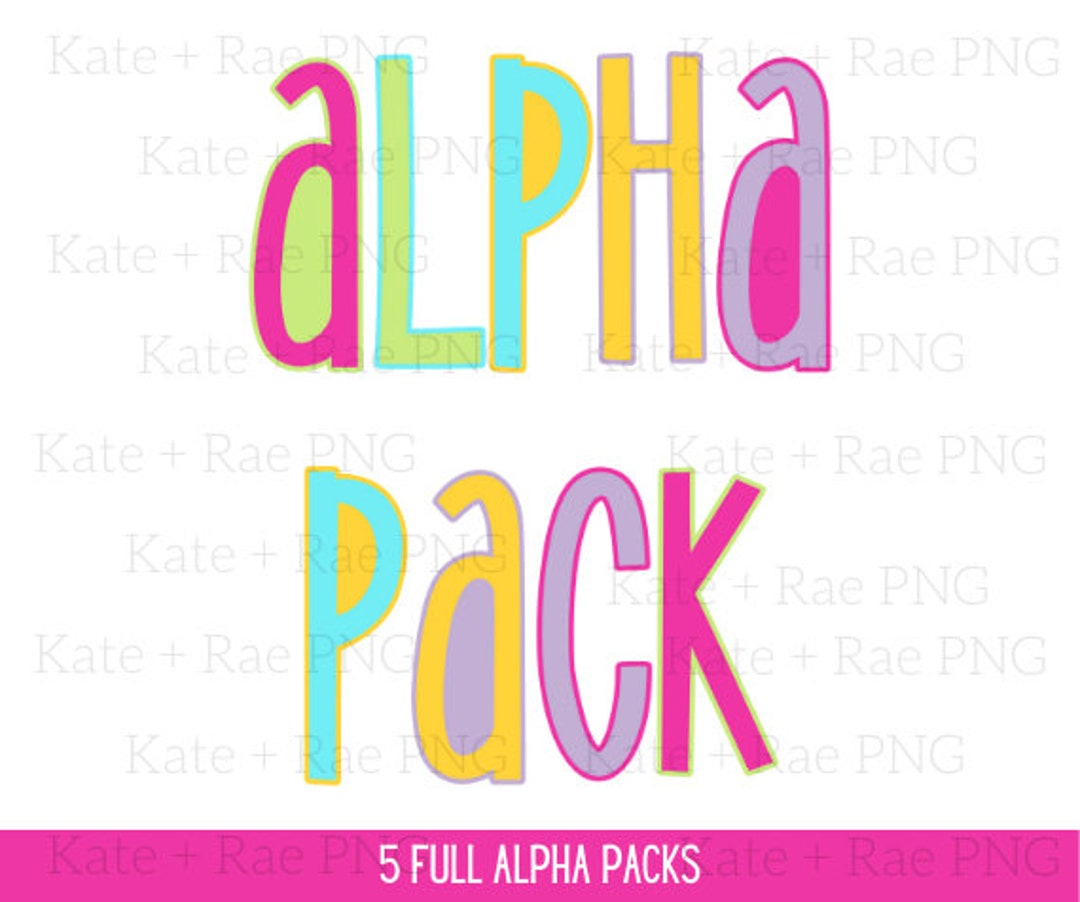 Bright Summer Alpha Pack Png - Summer Two Toned Alpha Pack Png - Summer ...