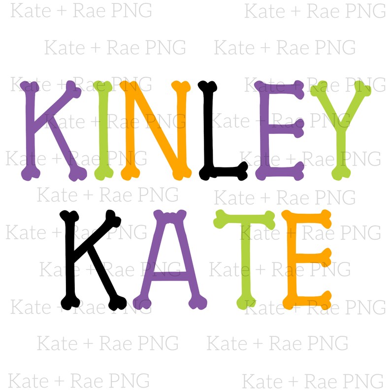 Spooky Bones Alpha Pack Png Halloween Alpha Pack Png Halloween Doodle ...