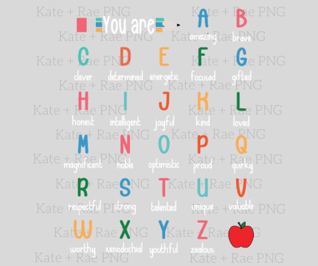 You Are Abcs Png You Are Teacher Png You Are Png Teacher Png Back to ...