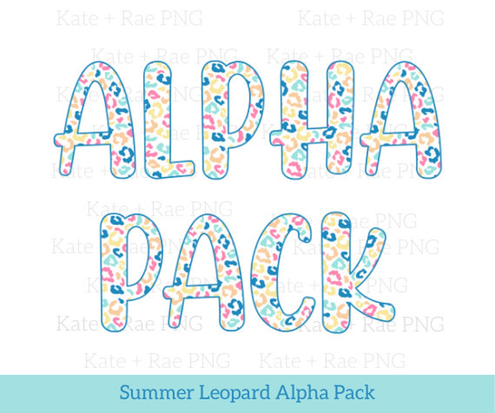 Leopard Alpha Pack Png Summer Leopard Alpha Pack Png - Etsy