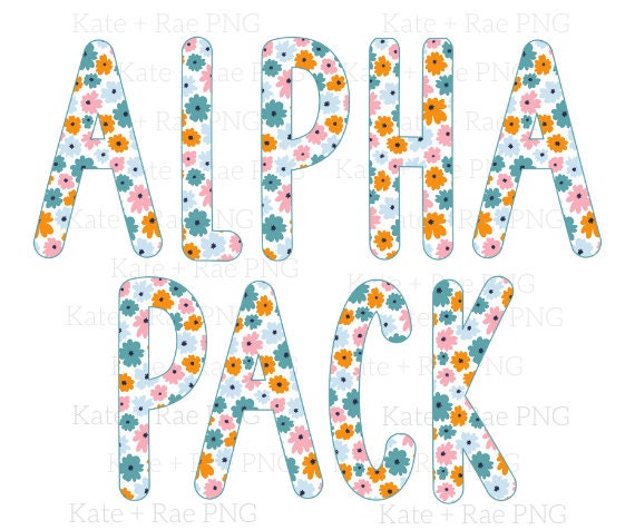 Fall Floral Alpha Pack Png Fall Alpha Pack Png Floral - Etsy