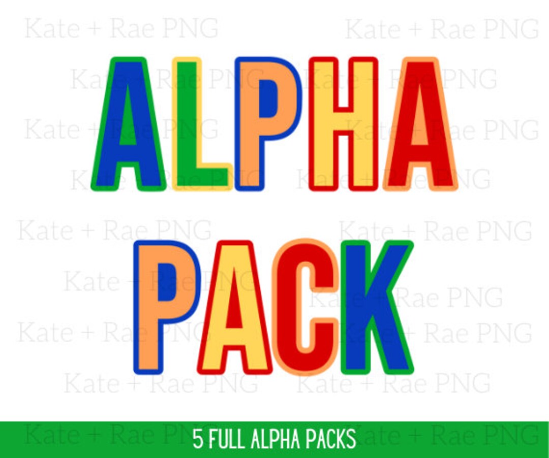 Boys Bright Two Toned Alpha Pack Png Summer Bright Two Toned Alpha Pack ...