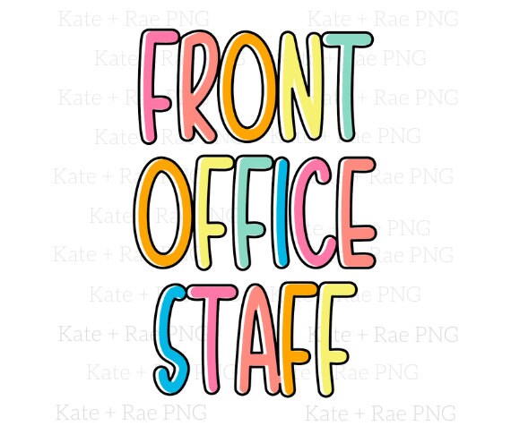 Front Desk Staff Png Front Office Png Back to School Png - Etsy