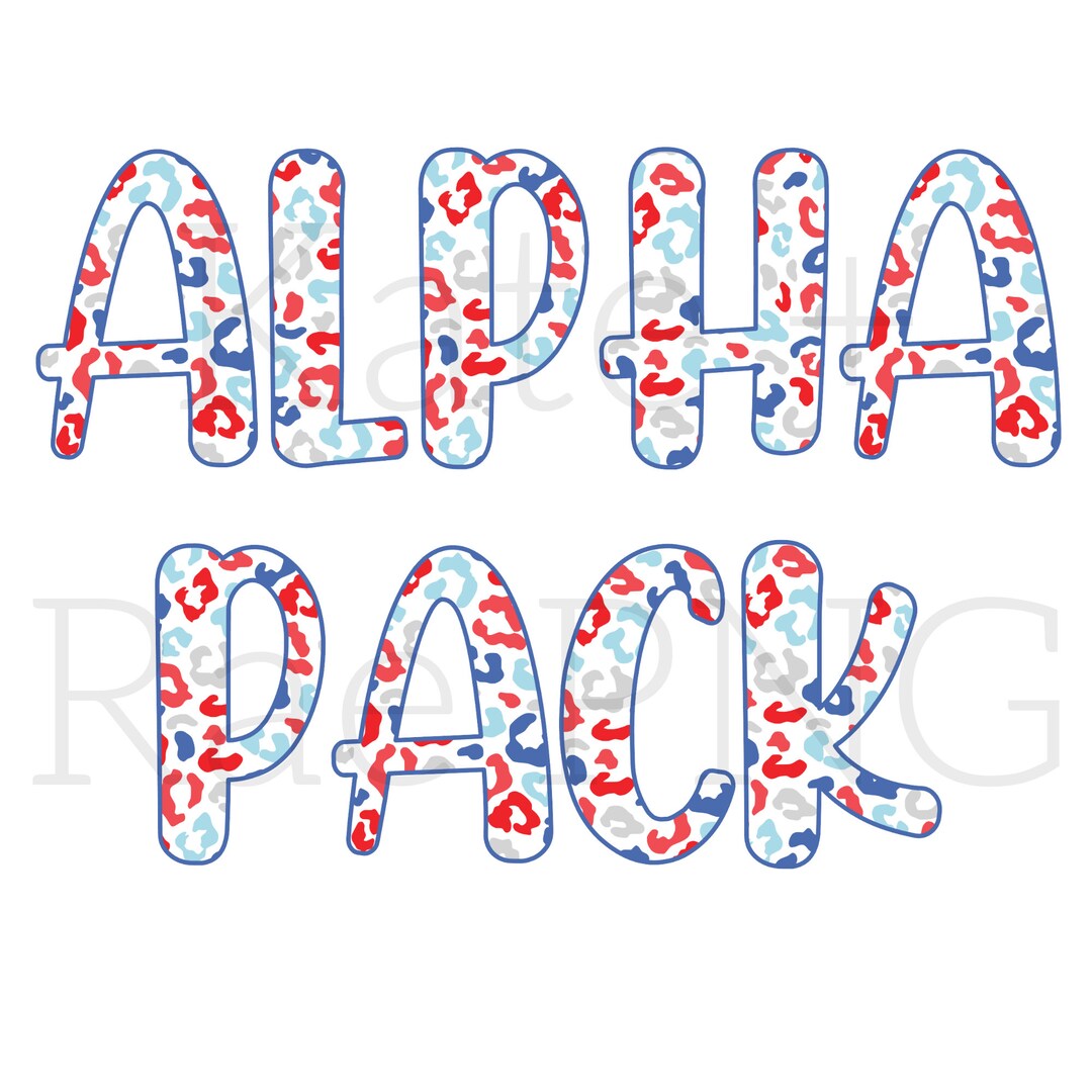 Patriotic Leopard Alpha Pack Png - Summer Leopard Alpha Pack Png ...