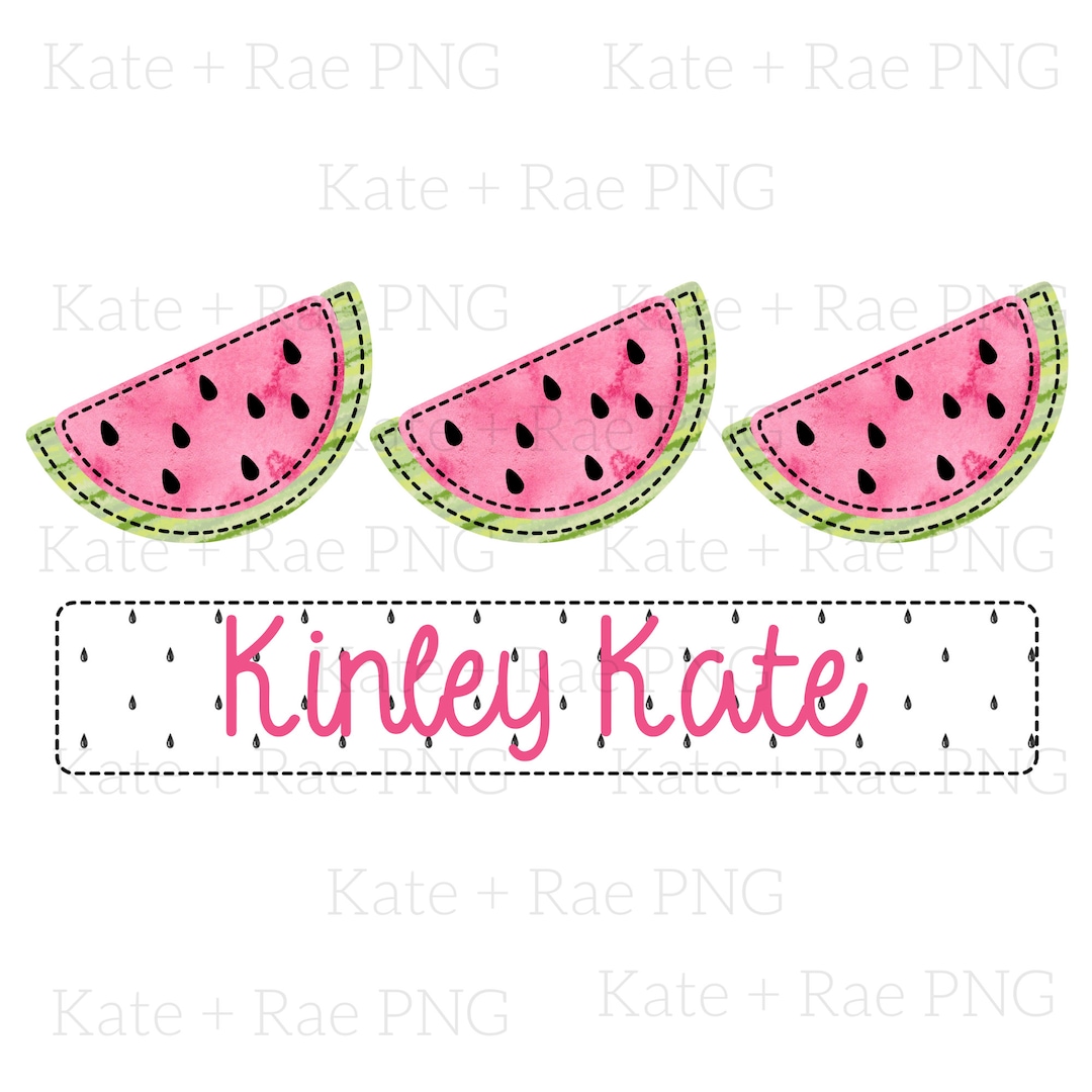 Watermelon Faux Applique Png - Watermelon Png - Watermelon Trio Png ...