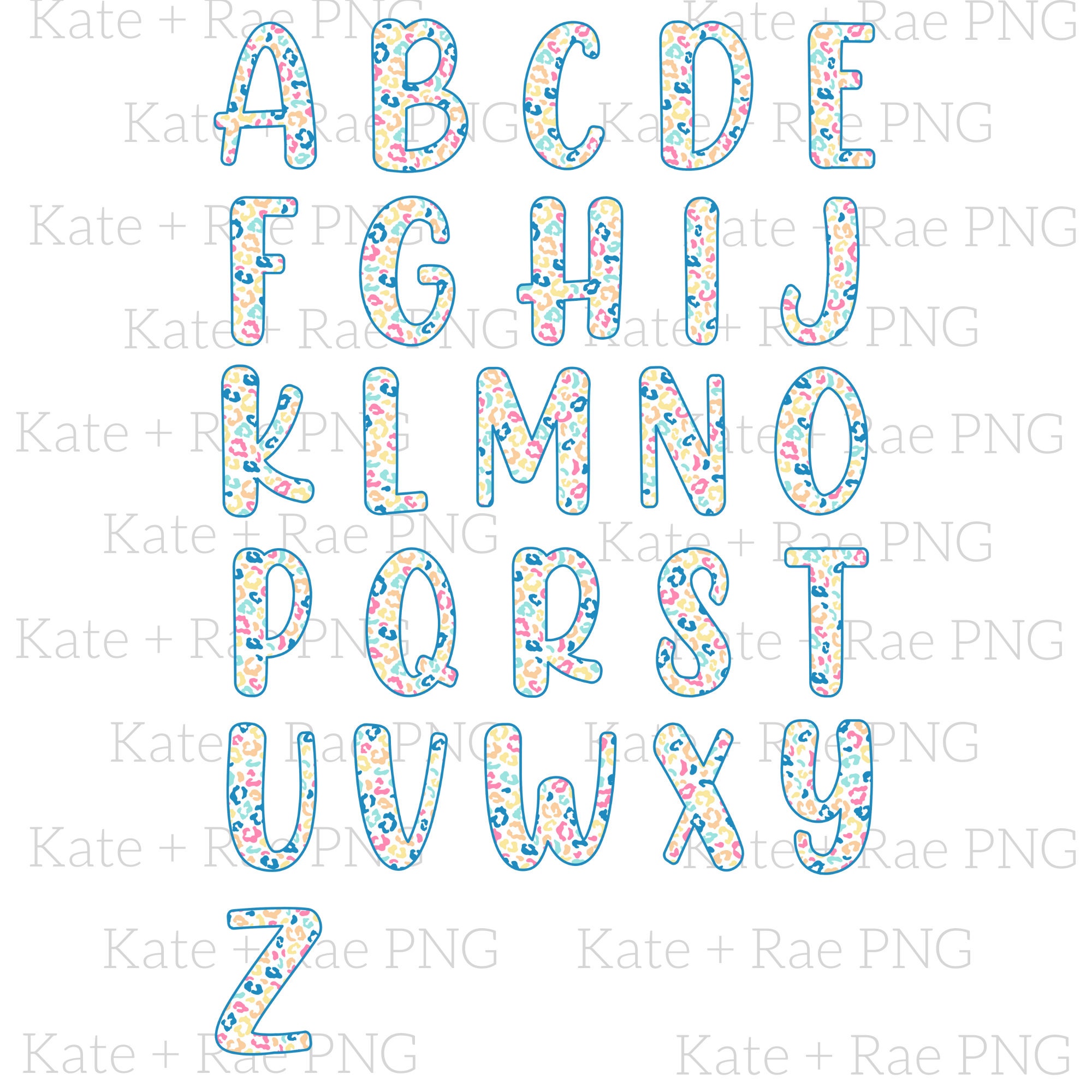 Leopard Alpha Pack Png Summer Leopard Alpha Pack Png - Etsy