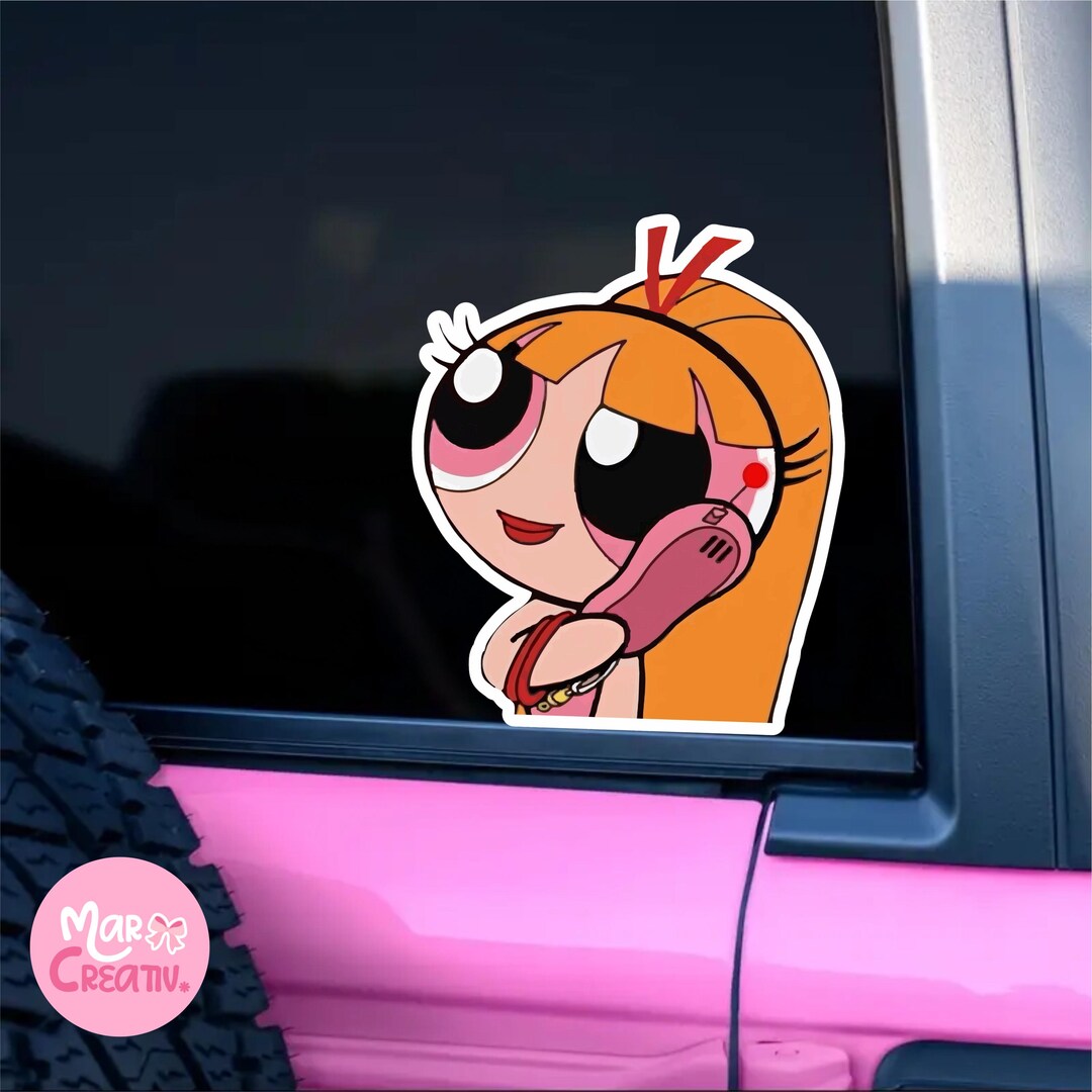 Phone Powerpuff Girls Waterproof Sticker Decal, ,bumper Sticker,girly ...