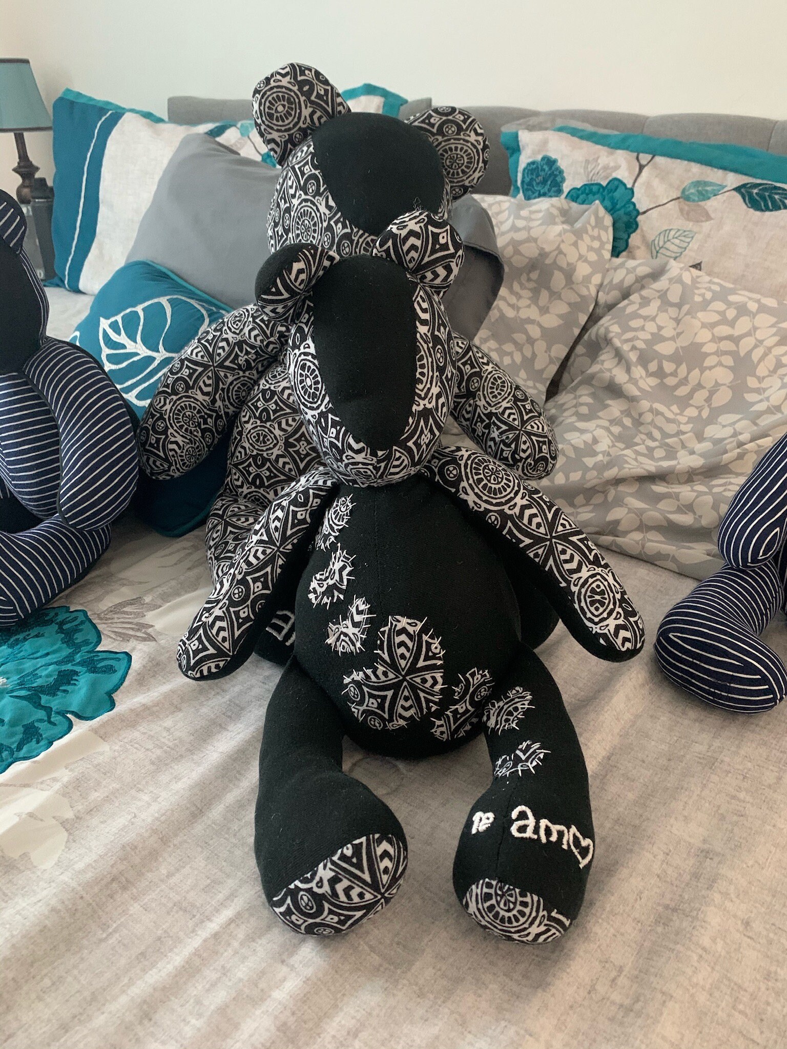 Personalized Handmade Memory Teddy Bear - Etsy
