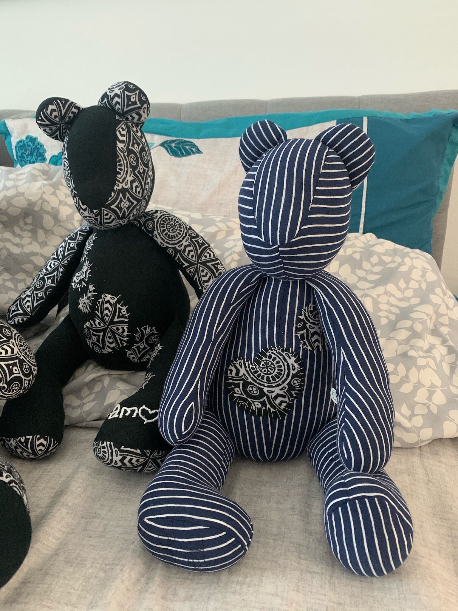 Personalized Handmade Memory Teddy Bear - Etsy