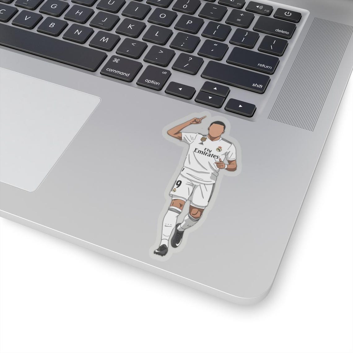 Kylian Mbappe Vinyl Sticker, Real Madrid Sticker, Mbappe Celebration ...