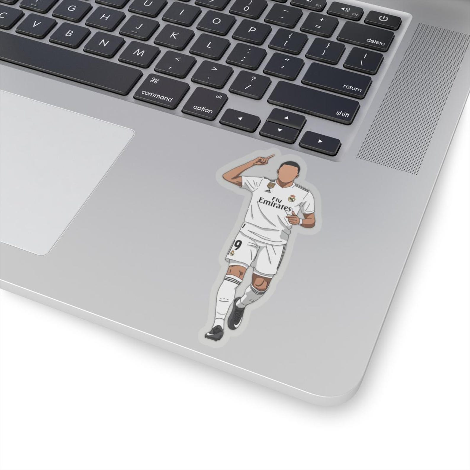 Kylian Mbappe Vinyl Sticker, Real Madrid Sticker, Mbappe Celebration ...